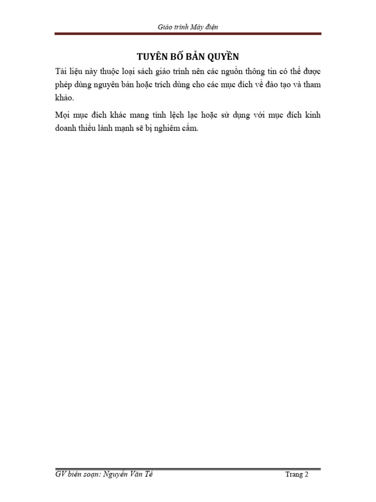 GT TCN May Dien DTCN Chinh | PDF