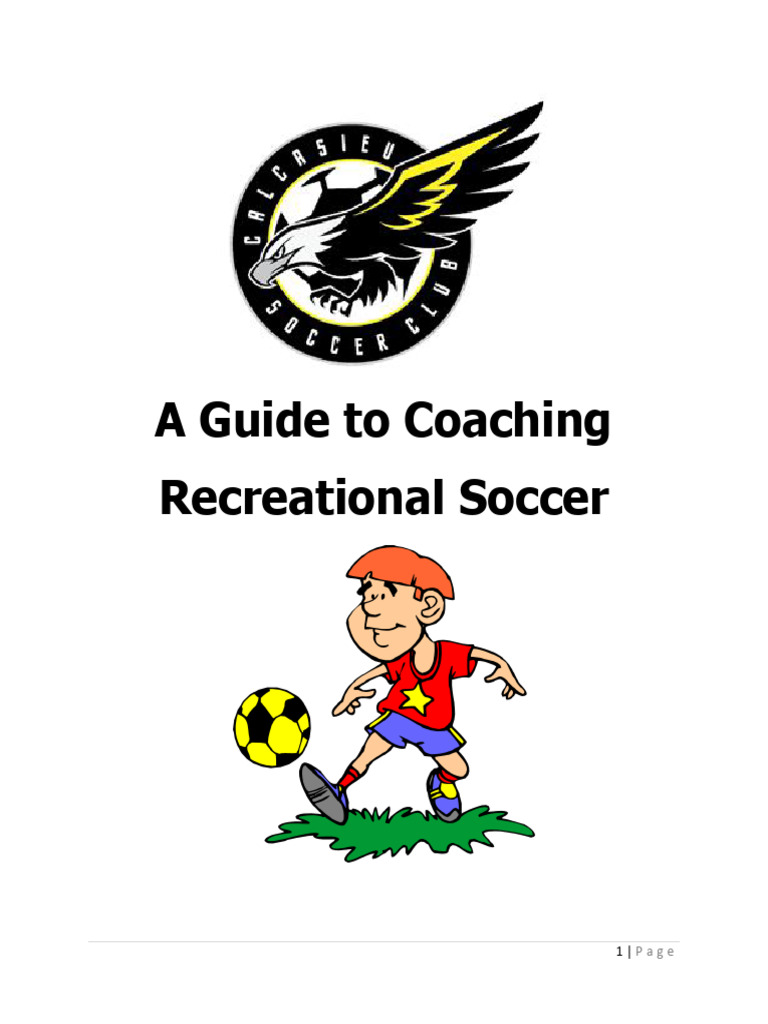 Coaching Guide for Recreational Soccer | PDF | Forward (Association ...