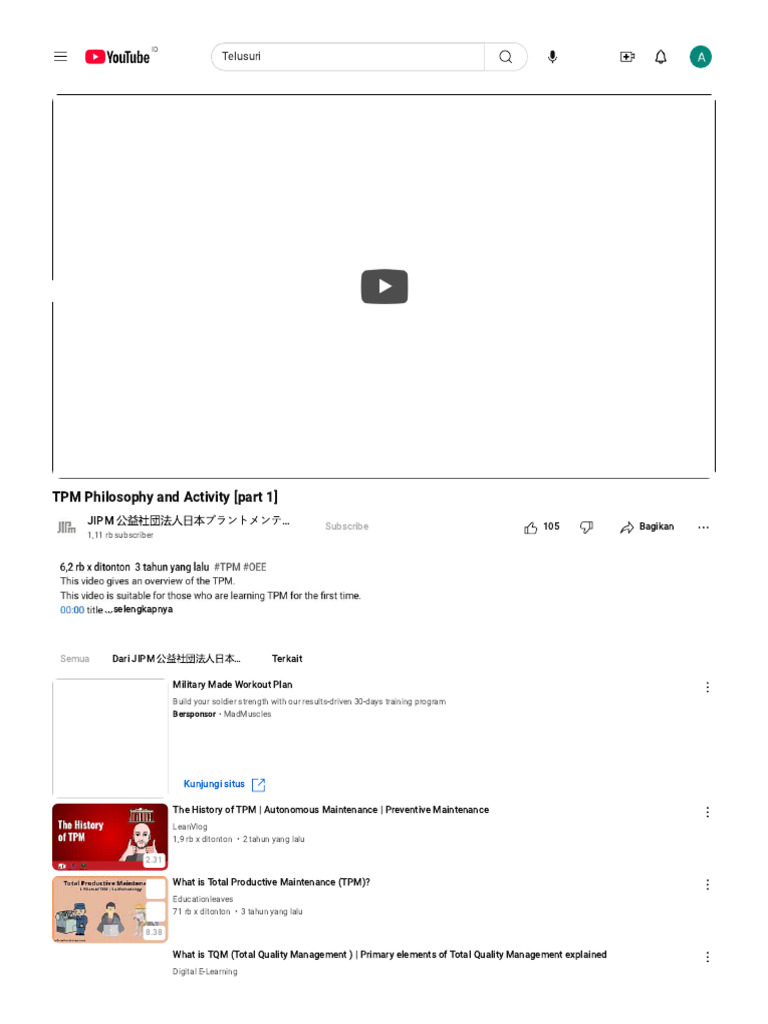 TPM Philosophy and Activity (Part 1) - YouTube | PDF | Cooking, Food & Wine