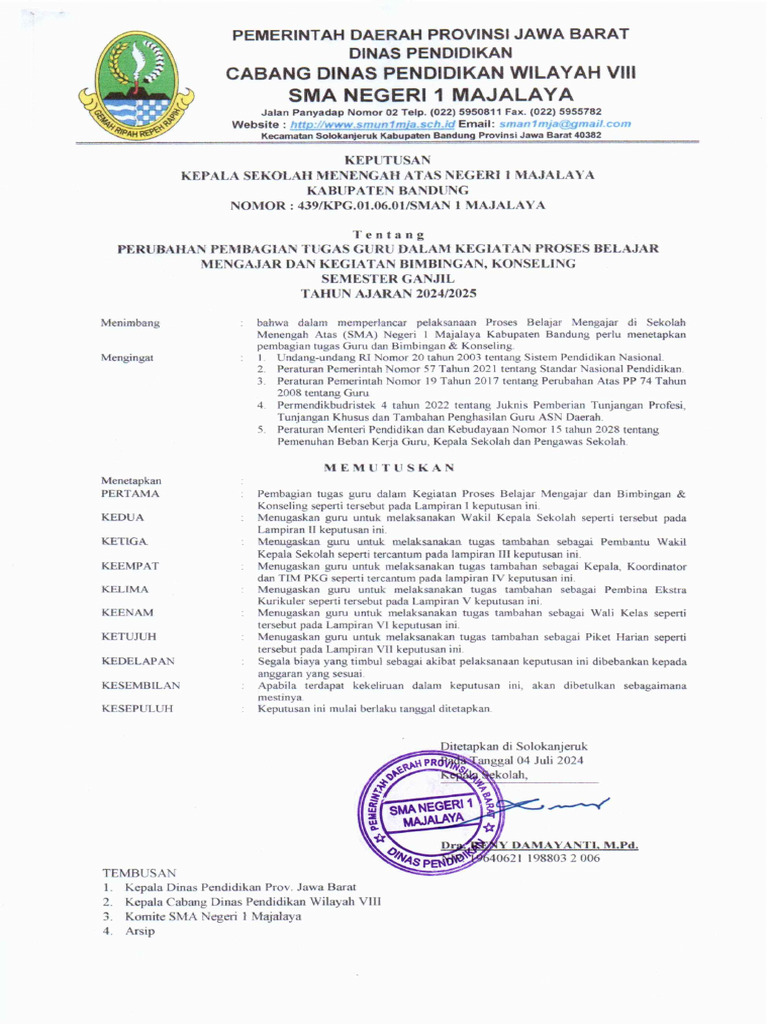 SKBM 2024-2025 Perubahan Cap | PDF