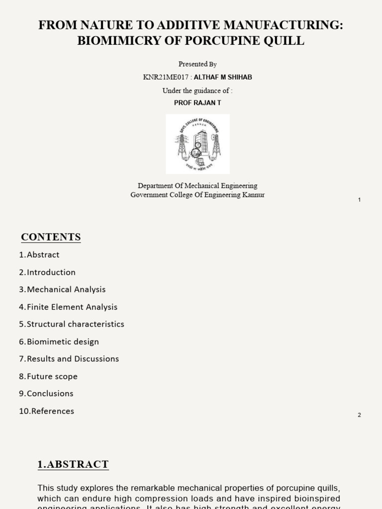 Althaf Presentation | PDF | Foam | Stress (Mechanics)