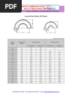 Elbow Center to Face Measurement Chart | PDF | Hydraulic Engineering ...
