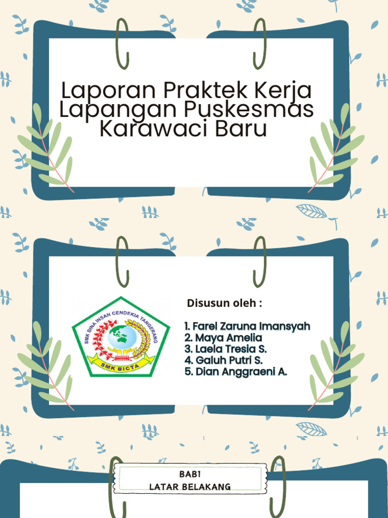 Presentasi Laporan PKL | PDF
