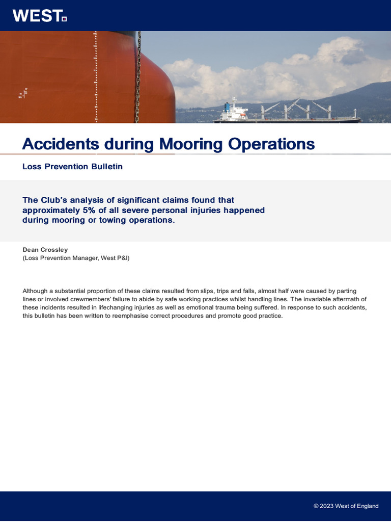 Safe Mooring Practices and Precautions | PDF | Rope
