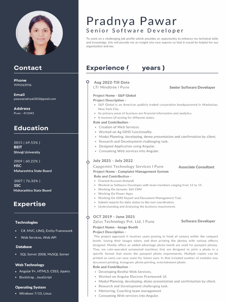 CV Pradnya Pawar 2024 | PDF