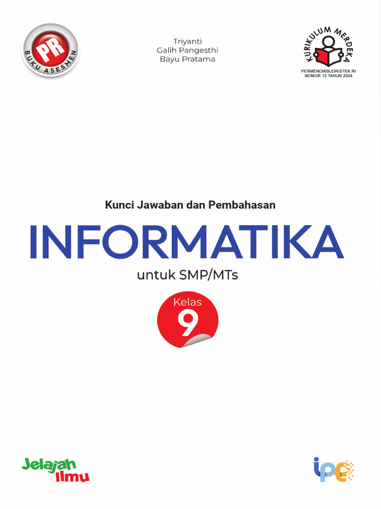 Kunci Jawaban Dan Pembahasan Informatika 9 | PDF | Metode & Bahan Ajar
