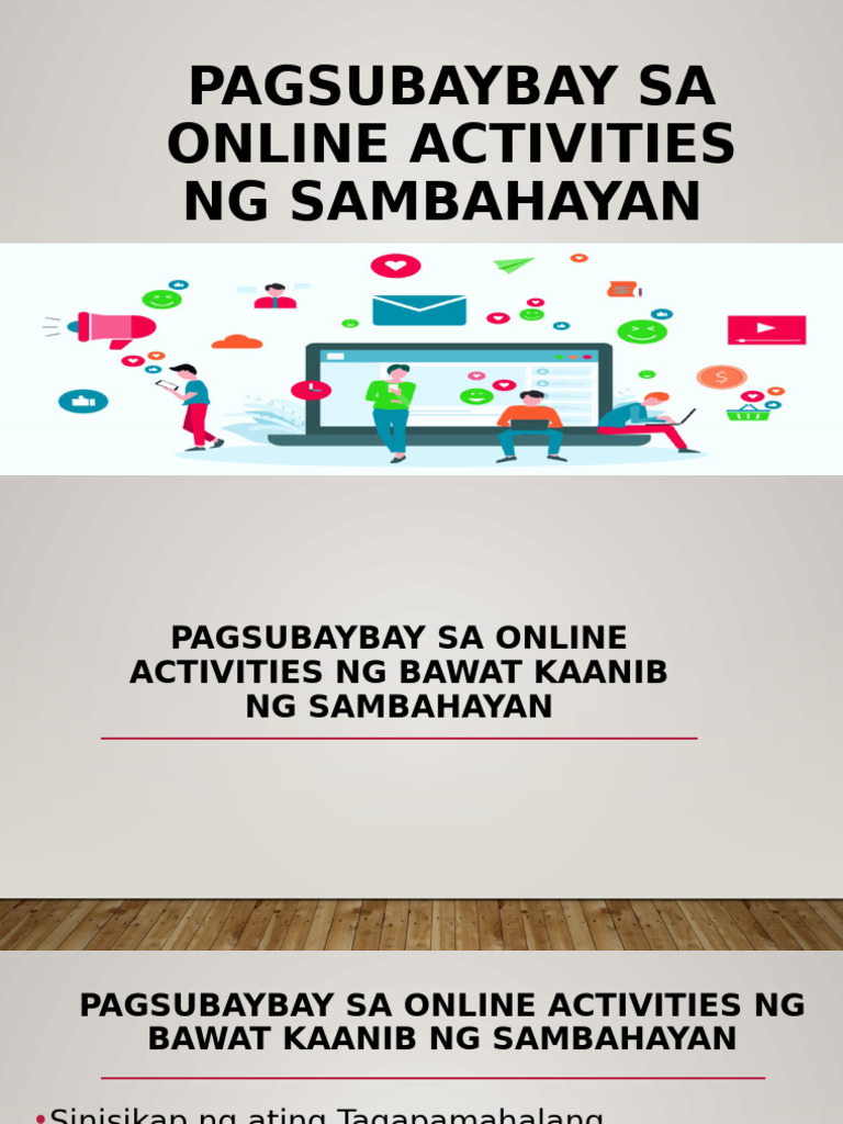 Pagsubaybay Sa Online Activities NG Sambahayan | PDF