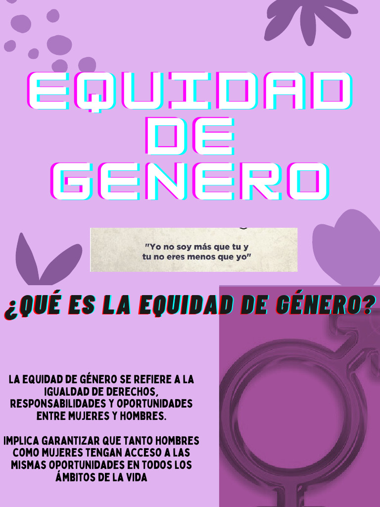 Equidad de Genero | PDF | Ciencias sociales