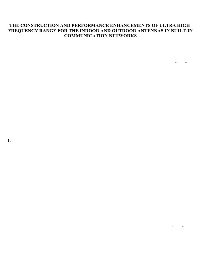 IJME Vol 8 Iss 1 Paper 8 1307 1312 | PDF | Antenna (Radio) | Television