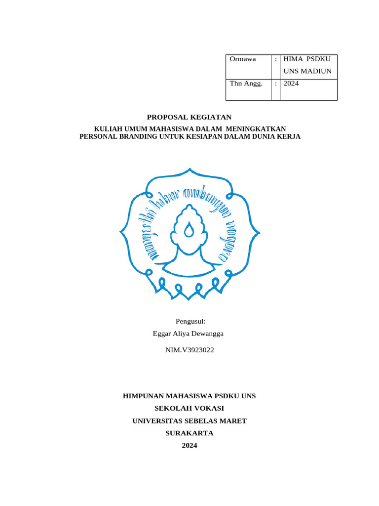 Kuliah Umum Branding Mahasiswa UNS Madiun | PDF