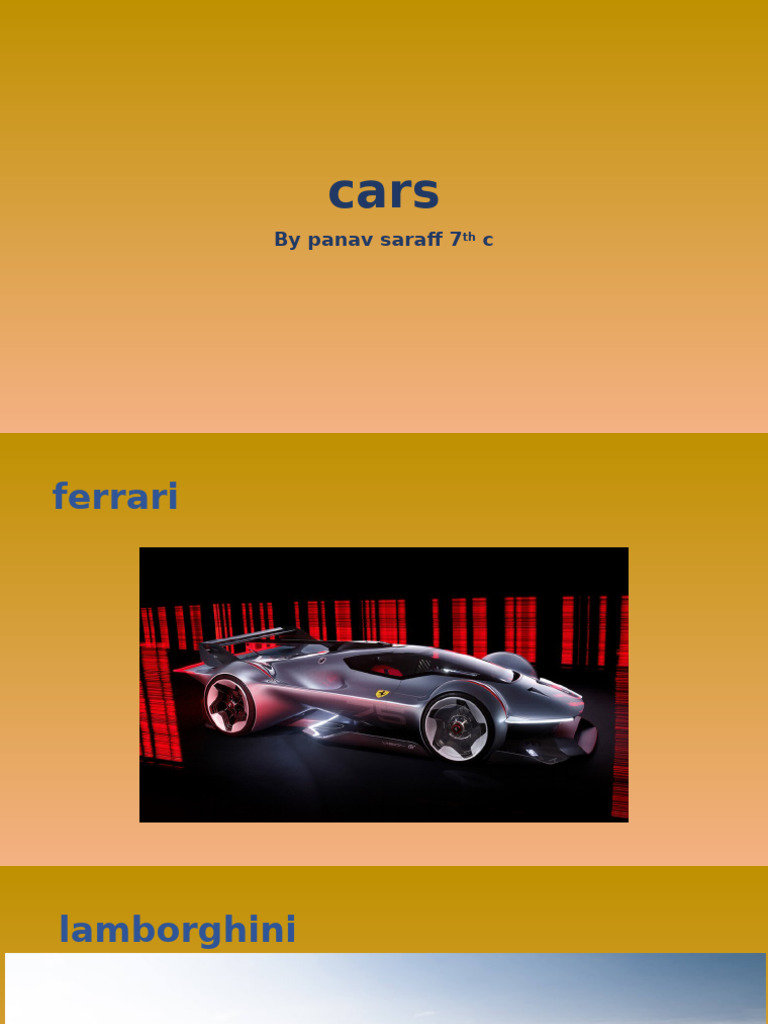 Cars | PDF