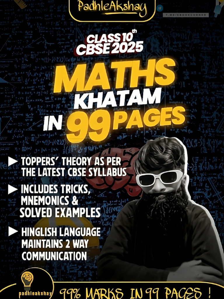 Padhle Akshay MATHS Class 10 CBSE 2025 | PDF | Numbers | Real Number