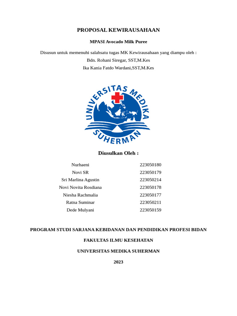 Proposal Kewirausahaan Lengkap 3 | PDF