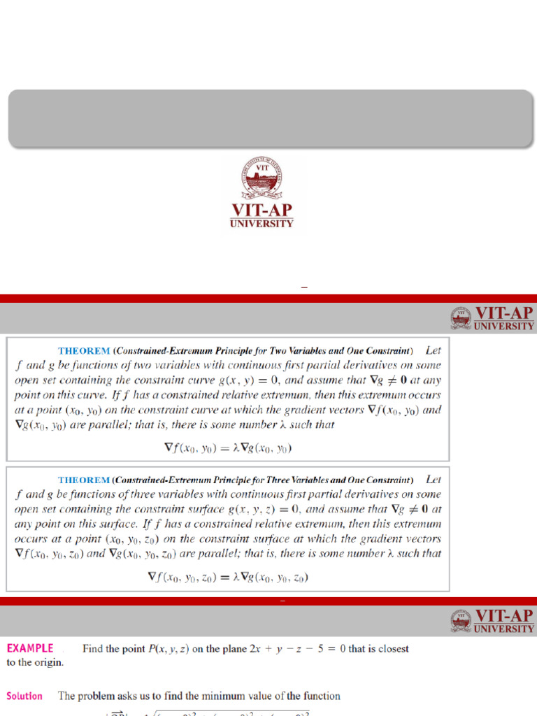 Lagrange Method 2 Pdf Teaching Methods Materials