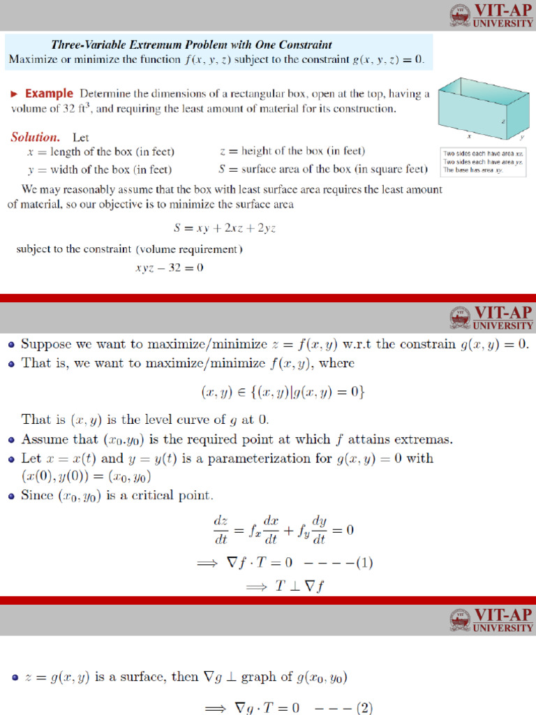 Lagrange Method - 1 | PDF | Teaching Methods & Materials