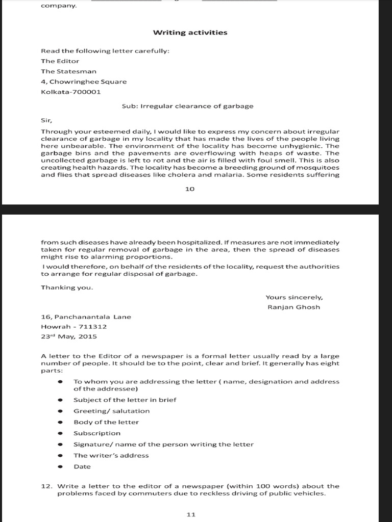 Writing Format | PDF