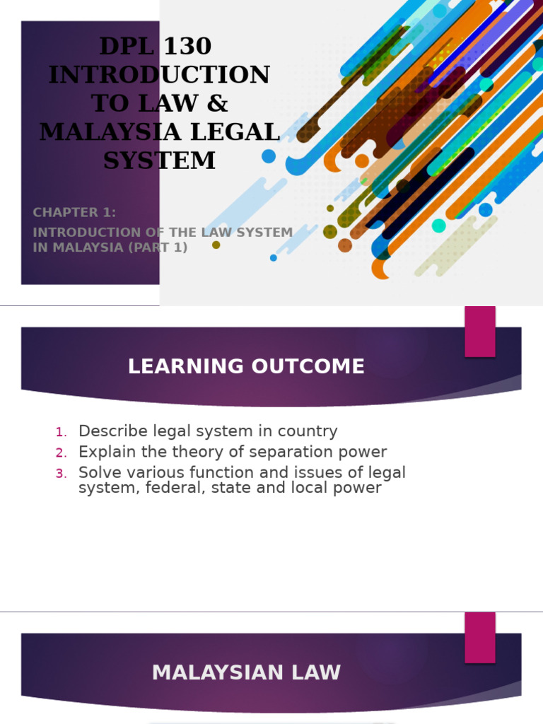 Chapter 1_Part 1 | PDF | Malaysia | Common Law Chapter 1_Part 1 | PDF | Malaysia | Common Law