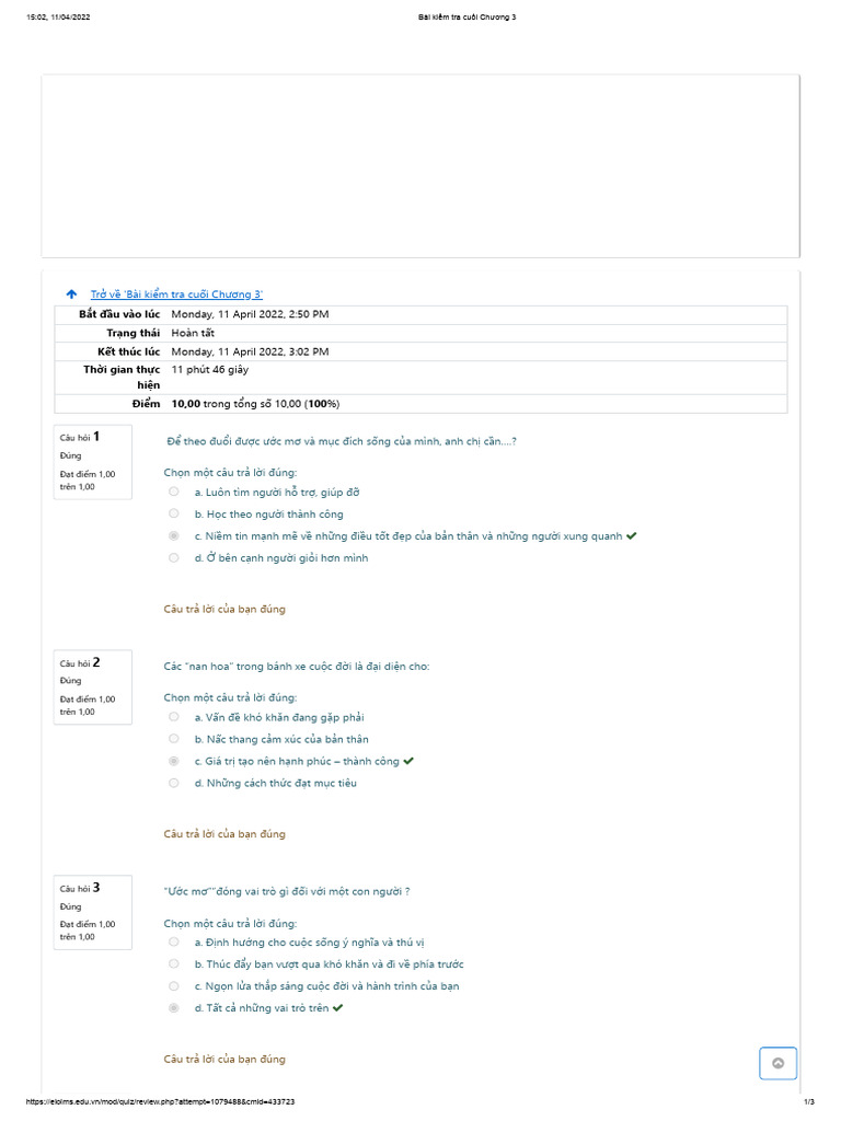 CBCS - Chương 3 | PDF