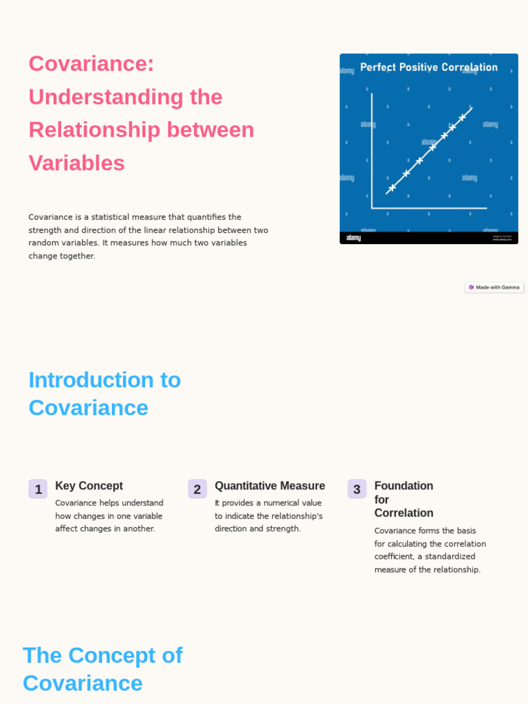 Covariance Understanding The Relationship Between Variables | PDF ... Covariance Understanding The Relationship Between Variables | PDF ...