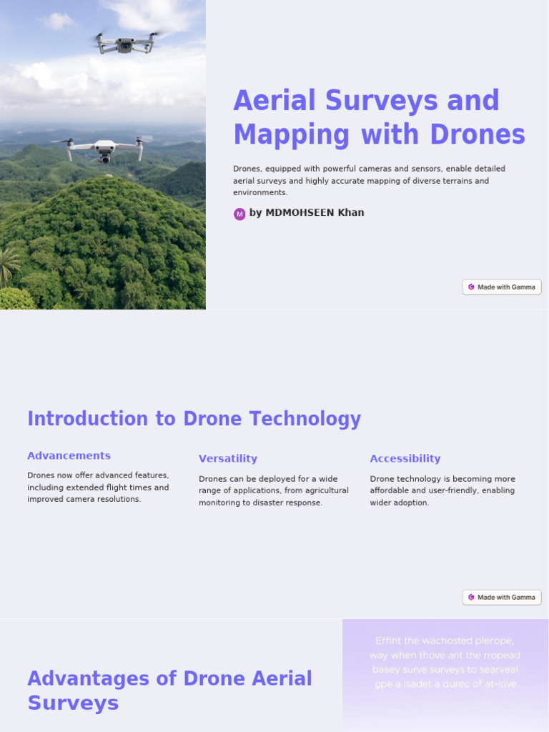 Aerial Surveys and Mapping With Drones | PDF | Unmanned Aerial Vehicle ...