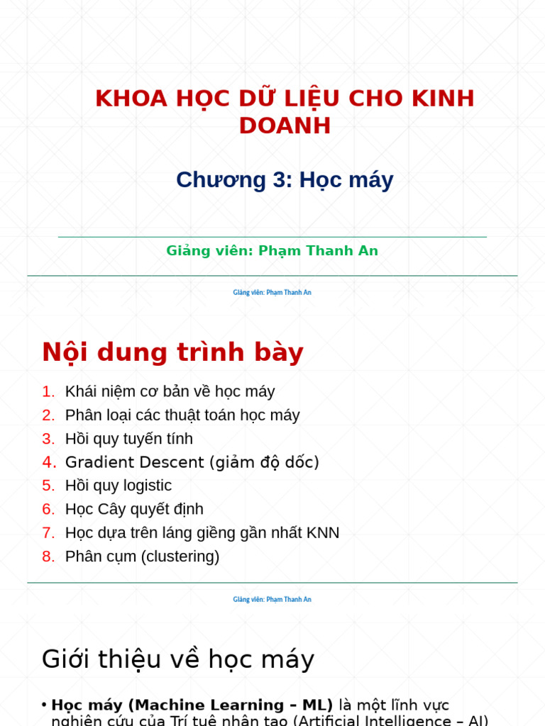 Chap03 - Hoc - May - Old | PDF