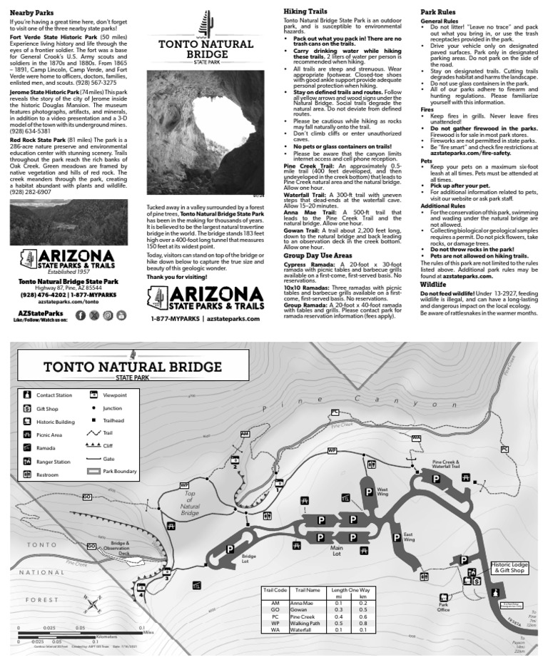 Park Map-TONA-2024 | PDF | Trail | Parks