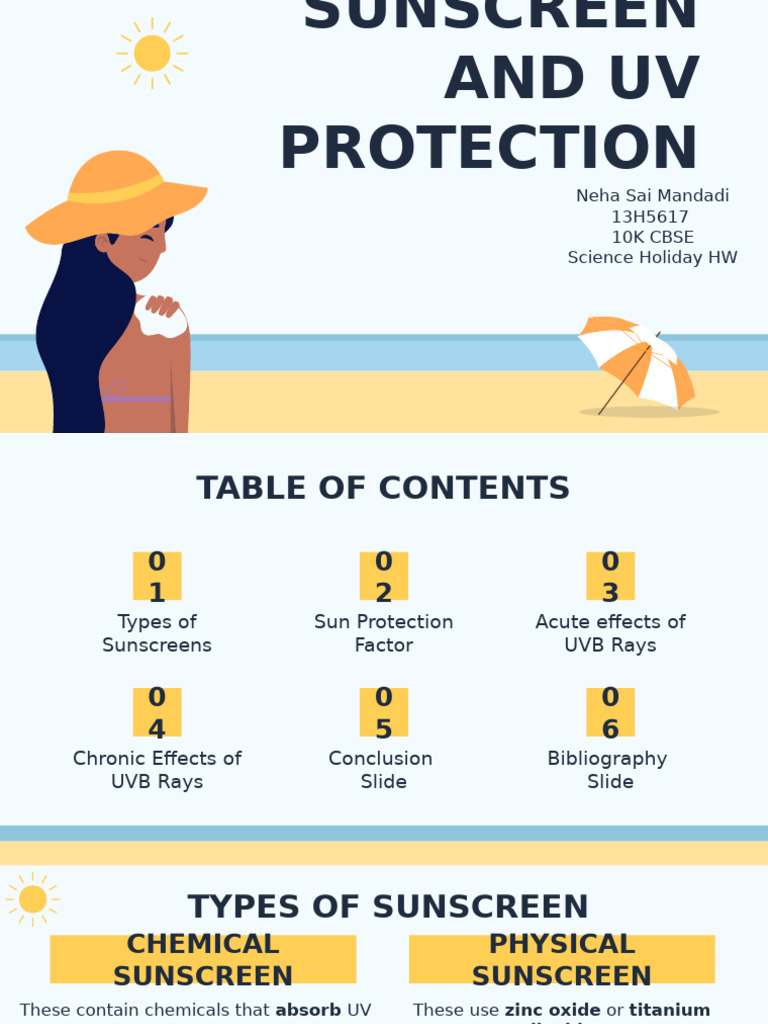 Sunscreen & UV Protection Guide | PDF | Sunscreen | Ultraviolet