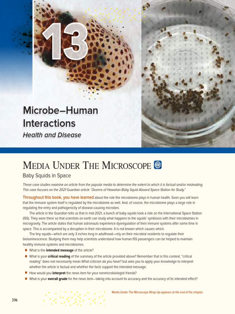 Microbe-Human Interactions: M U T M | PDF | Infection | Microbiota