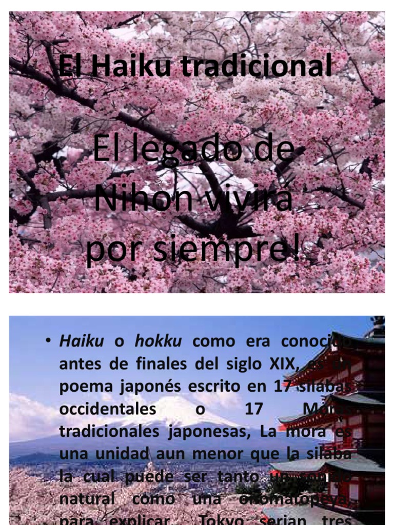 El Haiku Tradicional | Haiku | Idioma japonés