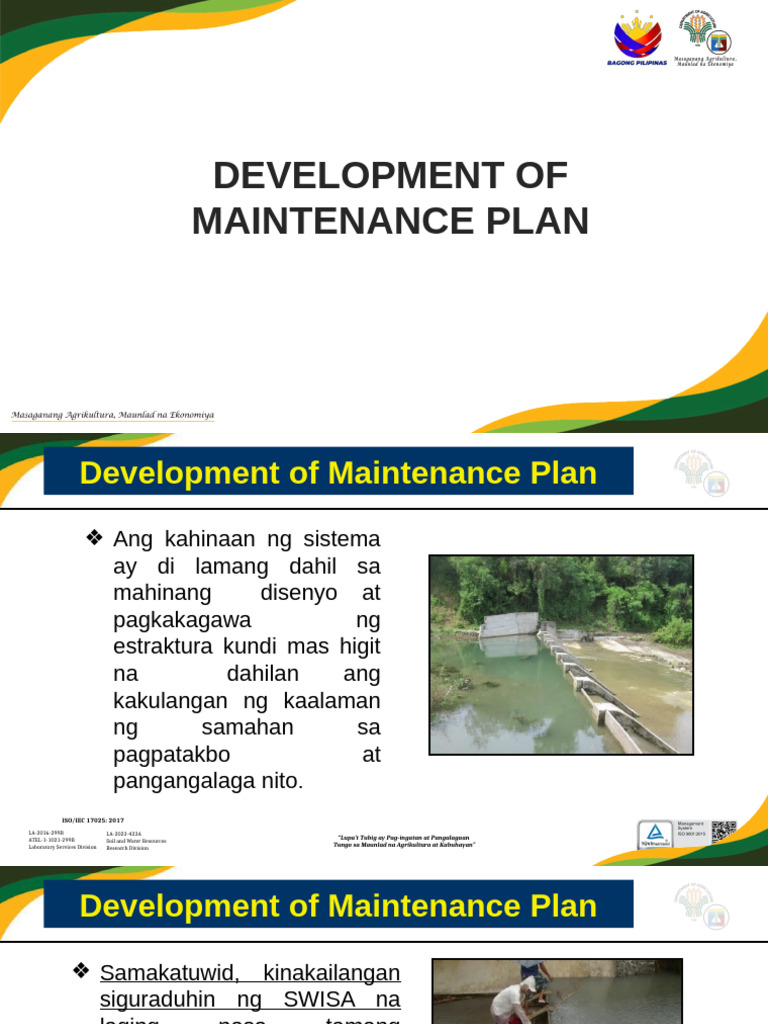 SFR - Maintenance Plan | PDF