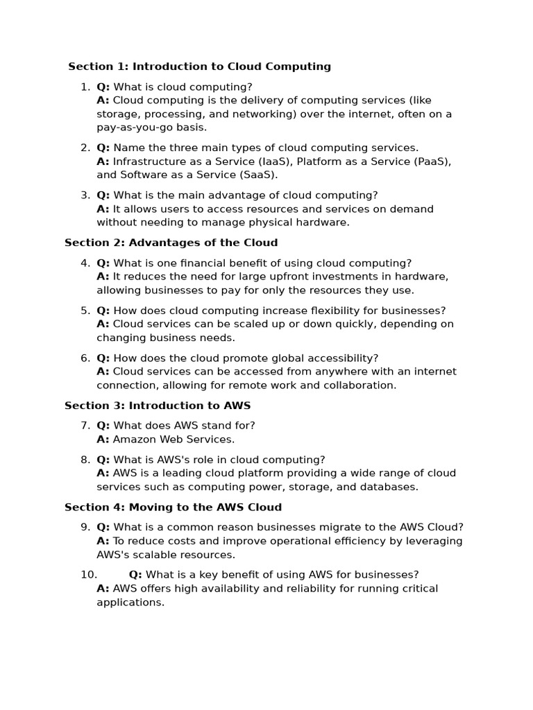 Aws Cloud Foundation Pdf Cloud Computing Amazon Web Services