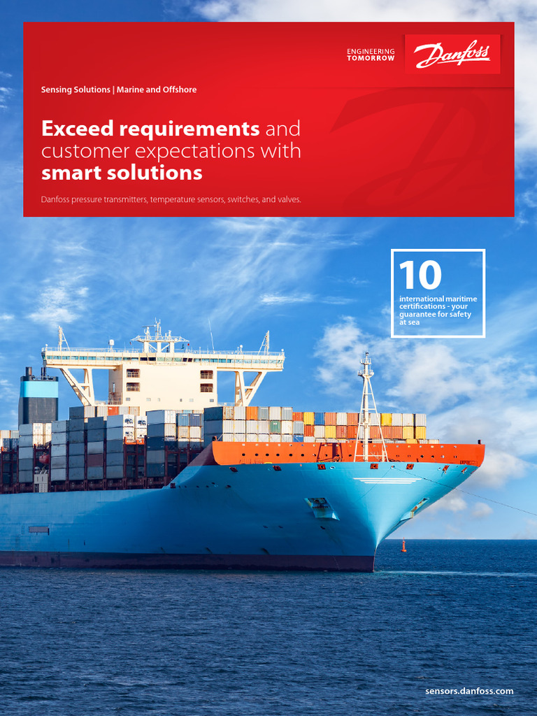 Danfoss Sensing Solutions For The Marine Sector | PDF | Engines ...