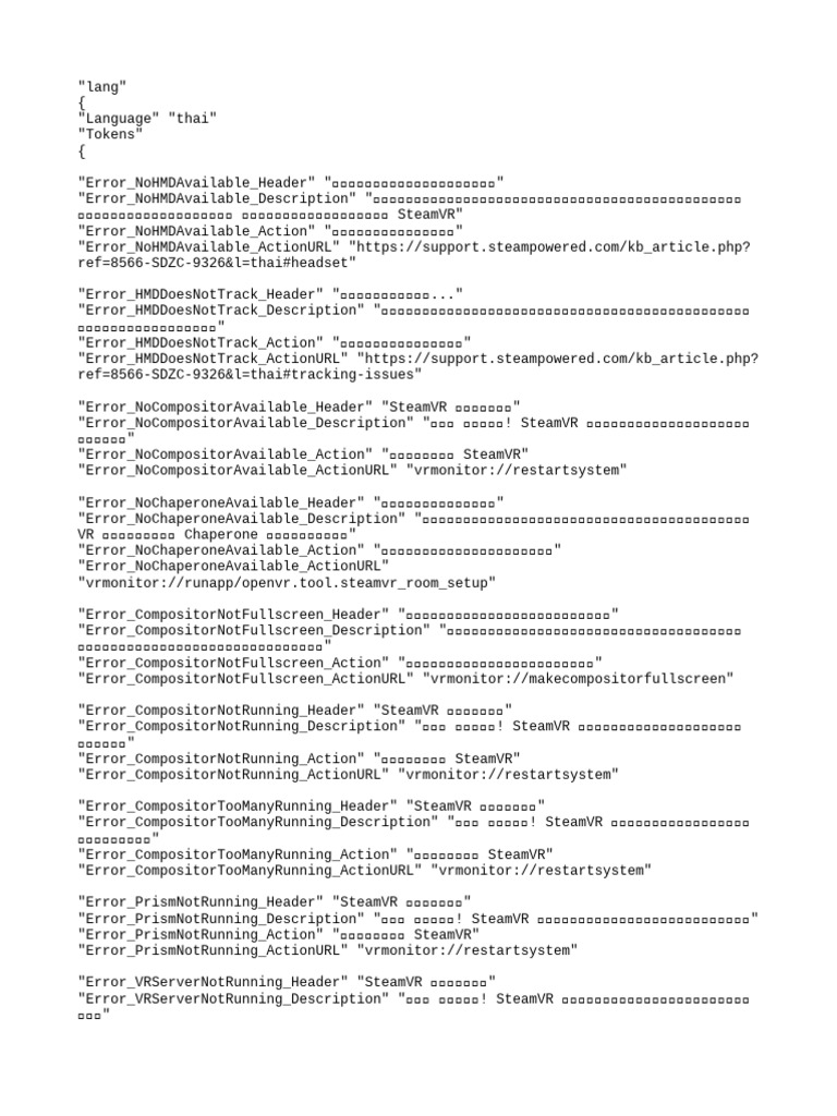 Vrmonitor Errors Thai | PDF