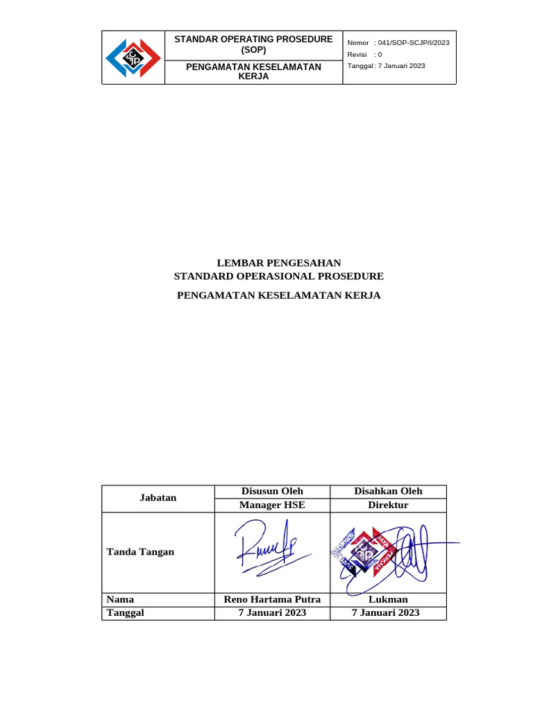 7f. SOP Observasi Dan Intervensi | PDF | Bisnis | Komputer