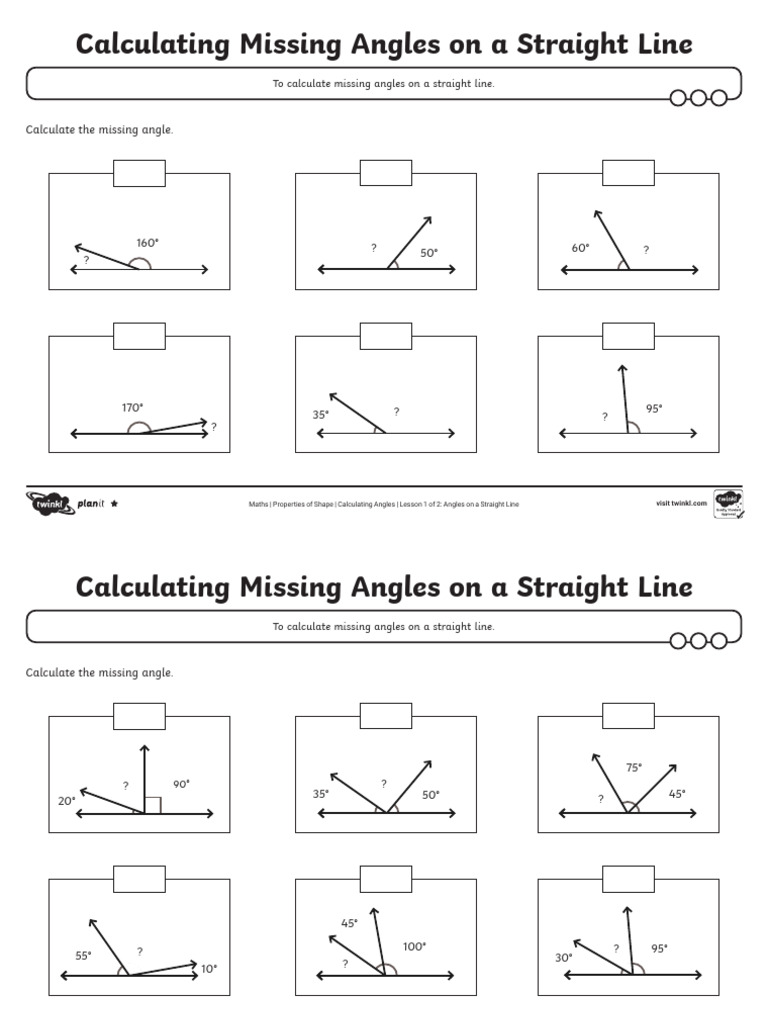T M 1653317271 Calculate Missing Angles On A Straight Line ...