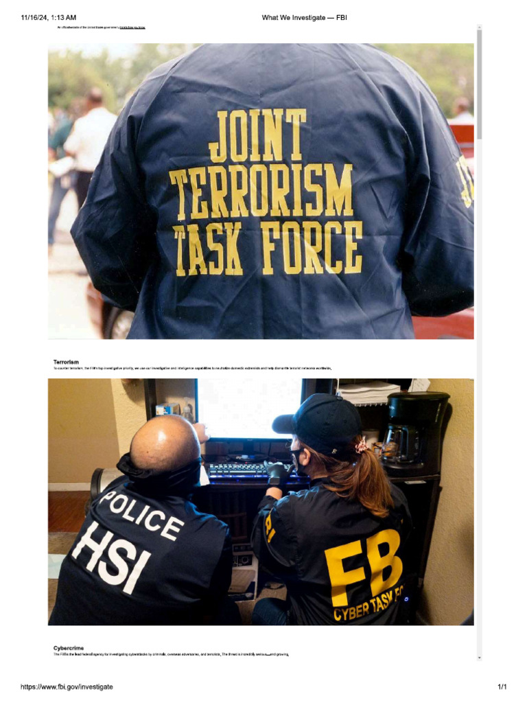 Fbi | PDF
