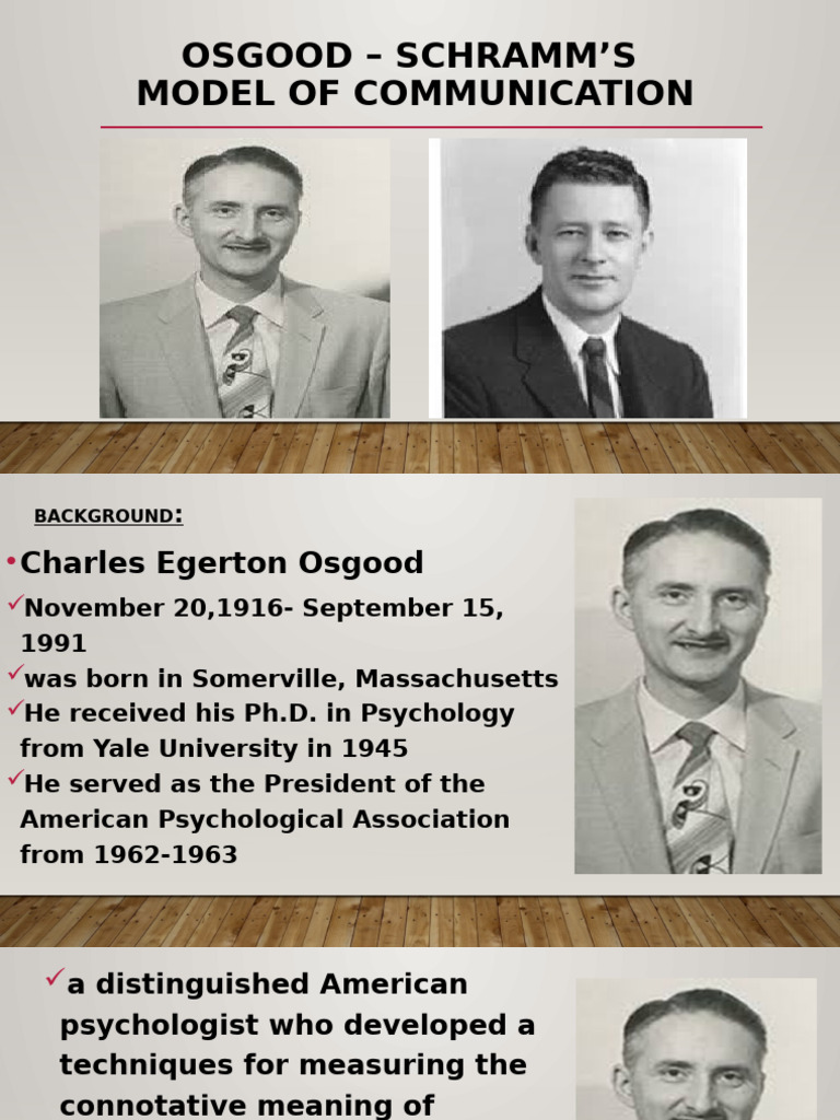 Osgood Schramm Model G 3 | PDF | Communication | Psychological Concepts