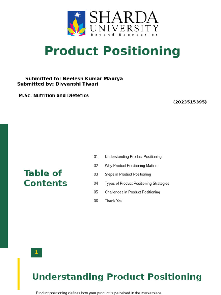 Divyanshi NDP | PDF | Marketing | Target Audience