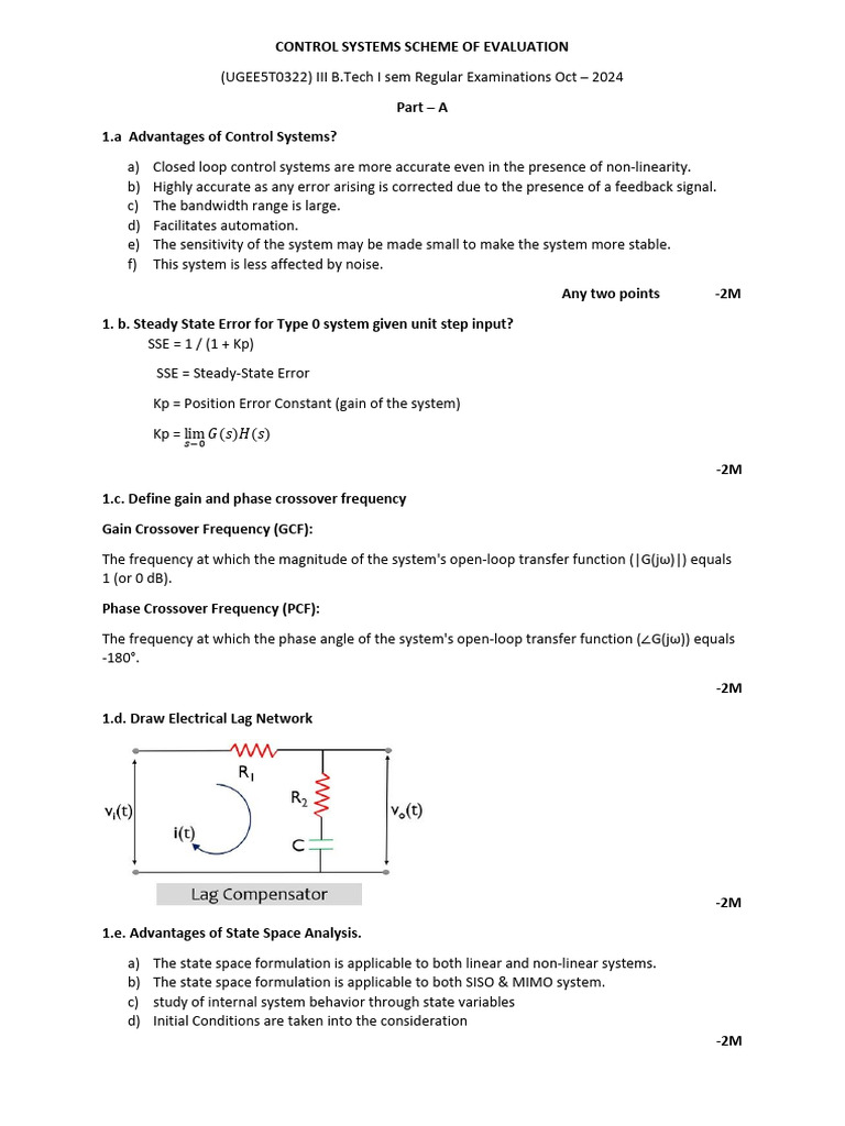 CS SCHEME | PDF | Control Theory | Telecommunications Engineering