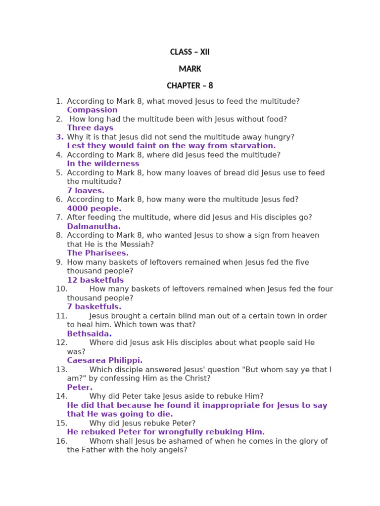 Mark - 8 | PDF | History