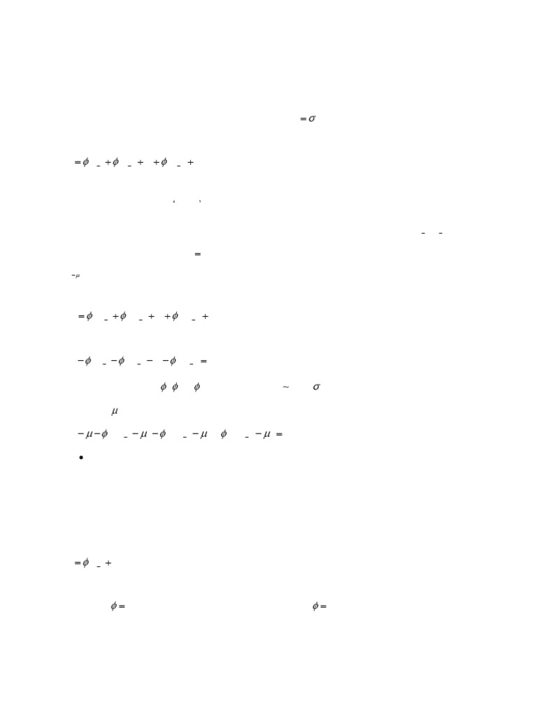 AR(1) Time Series Model Analysis | PDF | Stationary Process ...