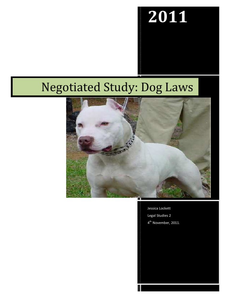 Dog Laws | PDF | Pit Bull | Staffordshire Bull Terrier