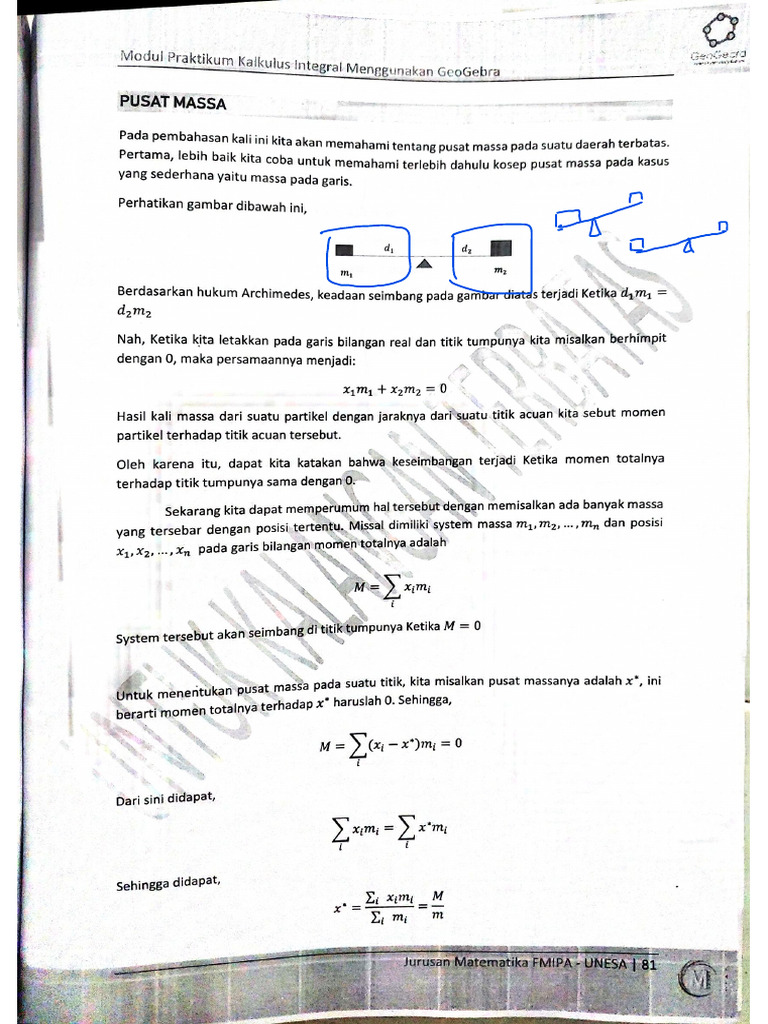 P7-Pusat Massa | PDF