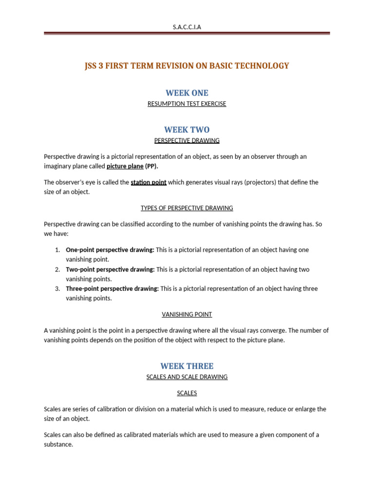 JSS 3 Basic Tech Revision Guide | PDF | Soldering | Rotation