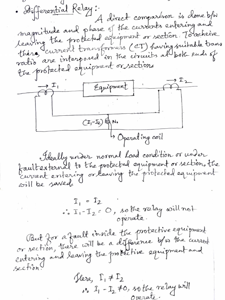 Differential - Directional OC Relay | PDF | Power Engineering ...