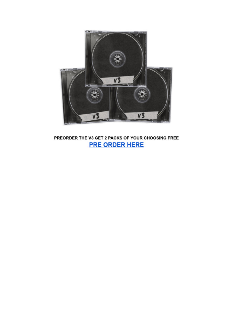 Get 2 Free Editing Packs (Preorder V3) | PDF