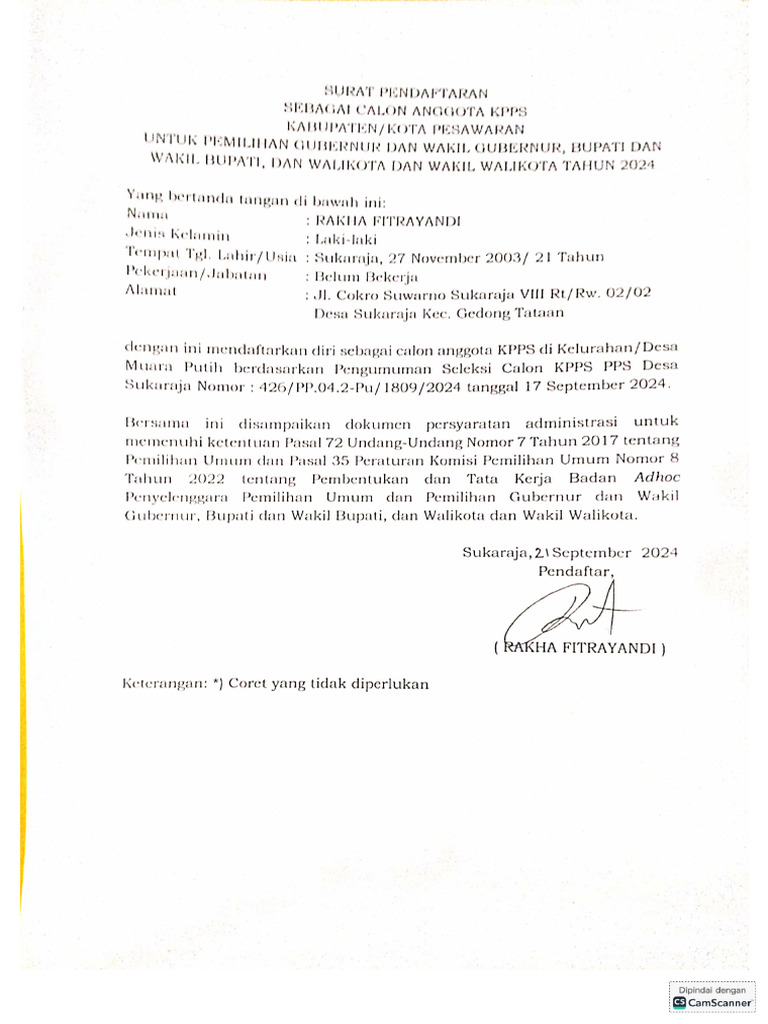 Rakha Fitrayandi Tps 012 | PDF