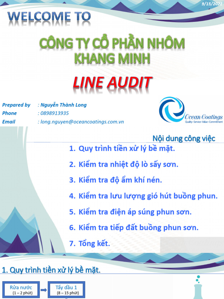 Nhôm Đức Tuấn- Line Audit (13.9.2022) | PDF