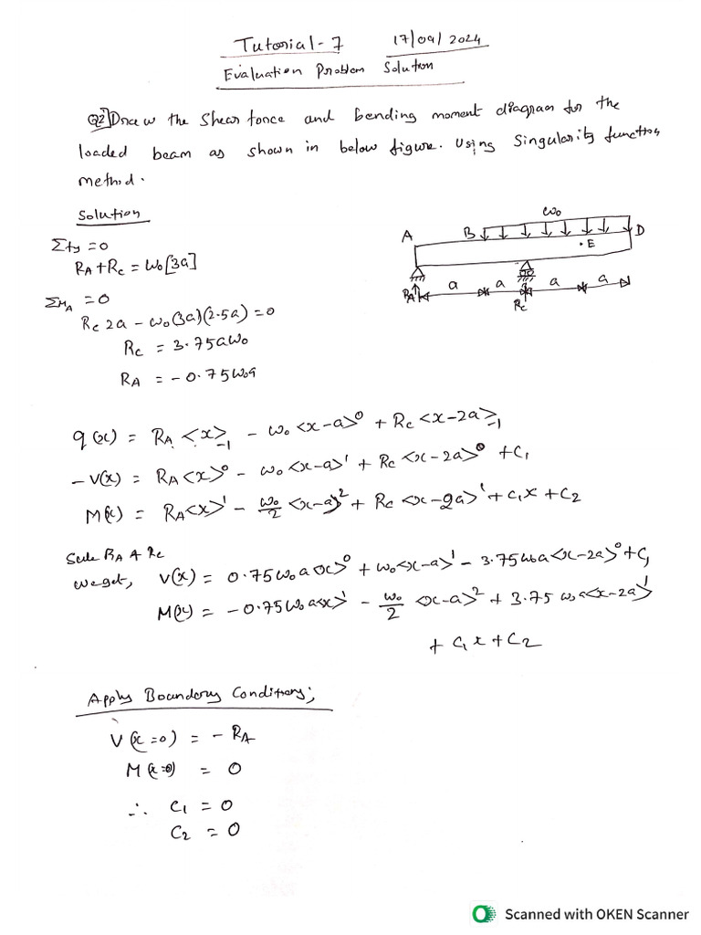 Tutorial 7 Solution | PDF