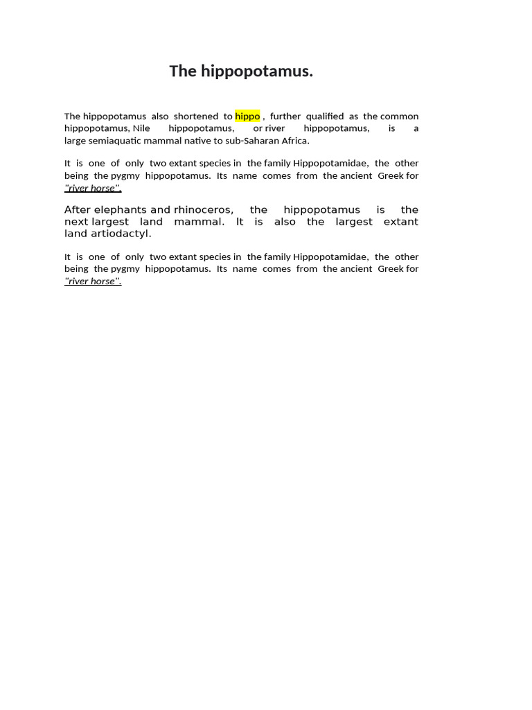 The Hippopotamus | PDF | Young Adult | Classics